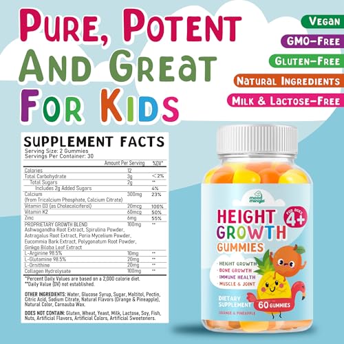 Gummies for healthy bone development