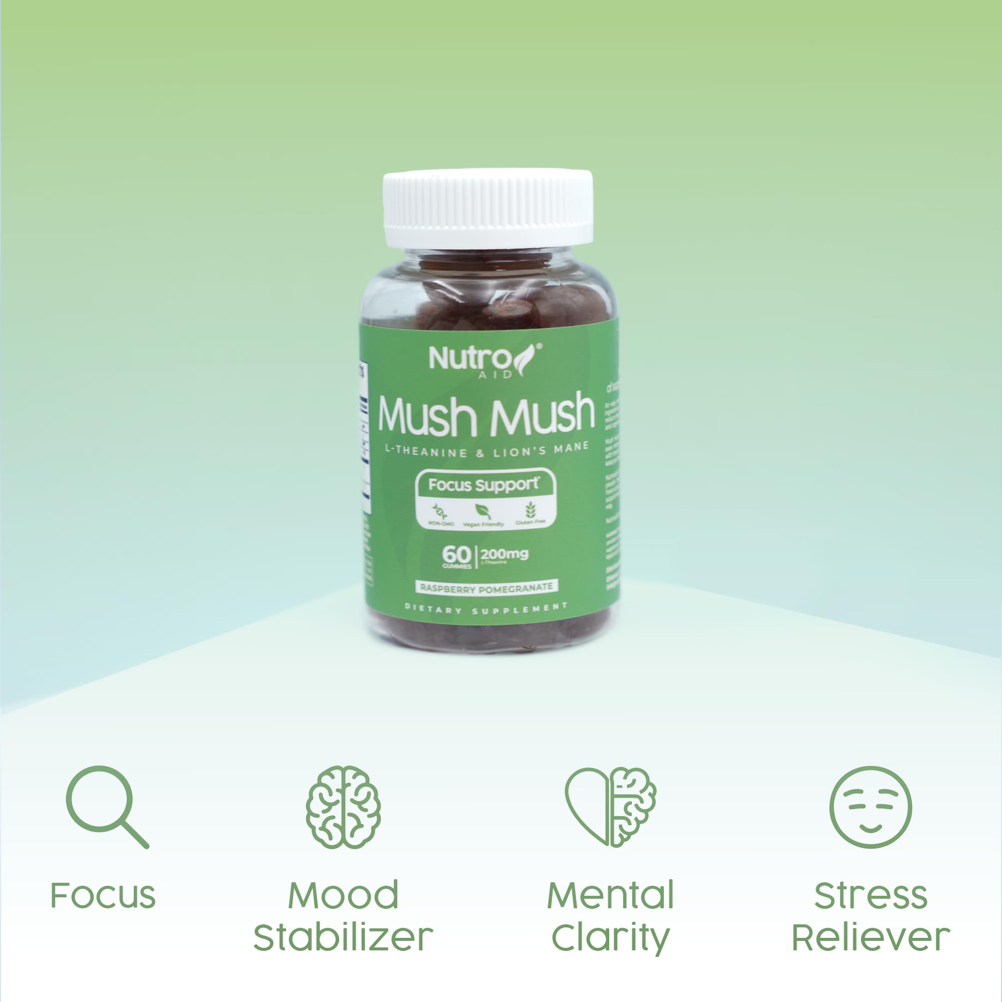 Gummies for improved cognitive function