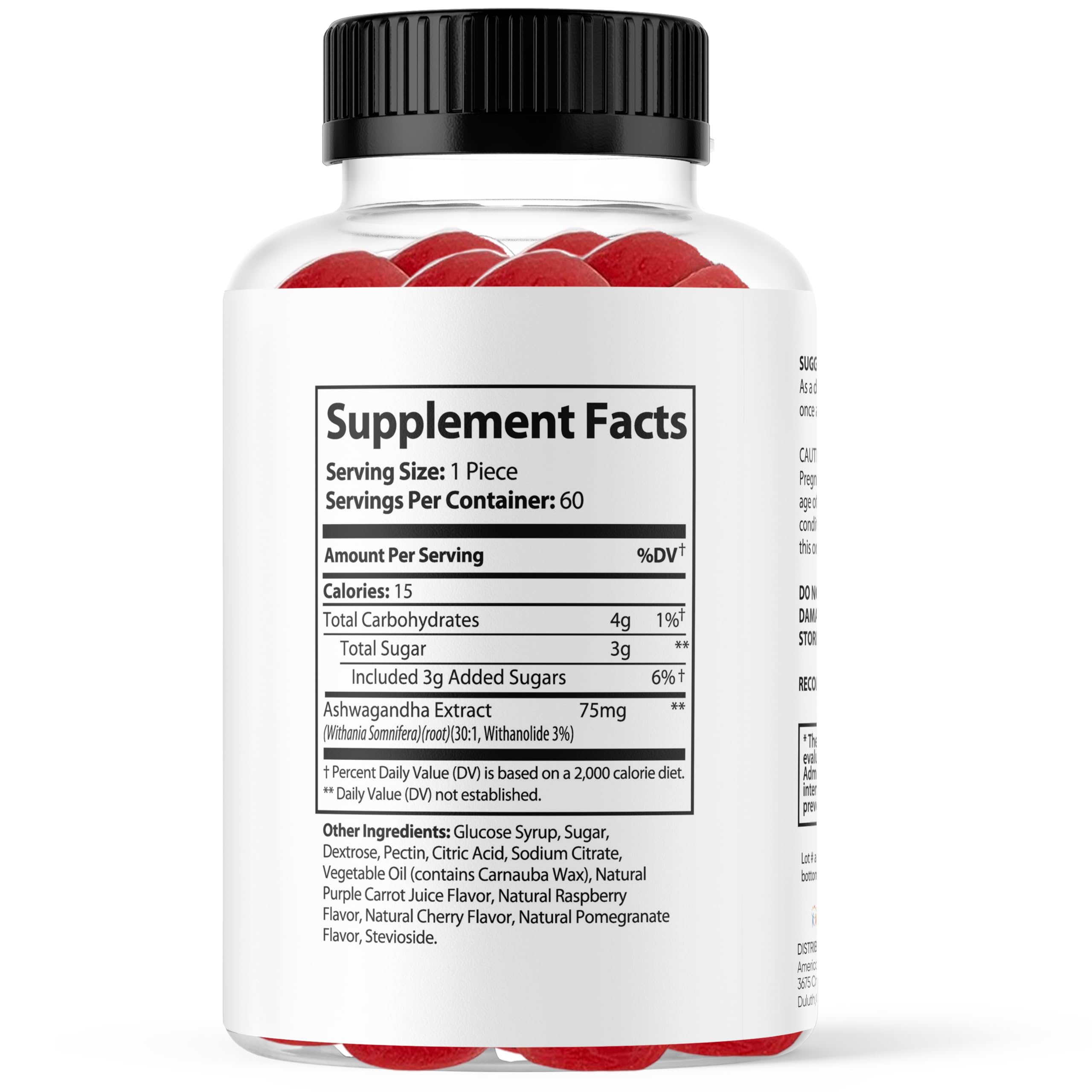 Gummies for improved focus and calm