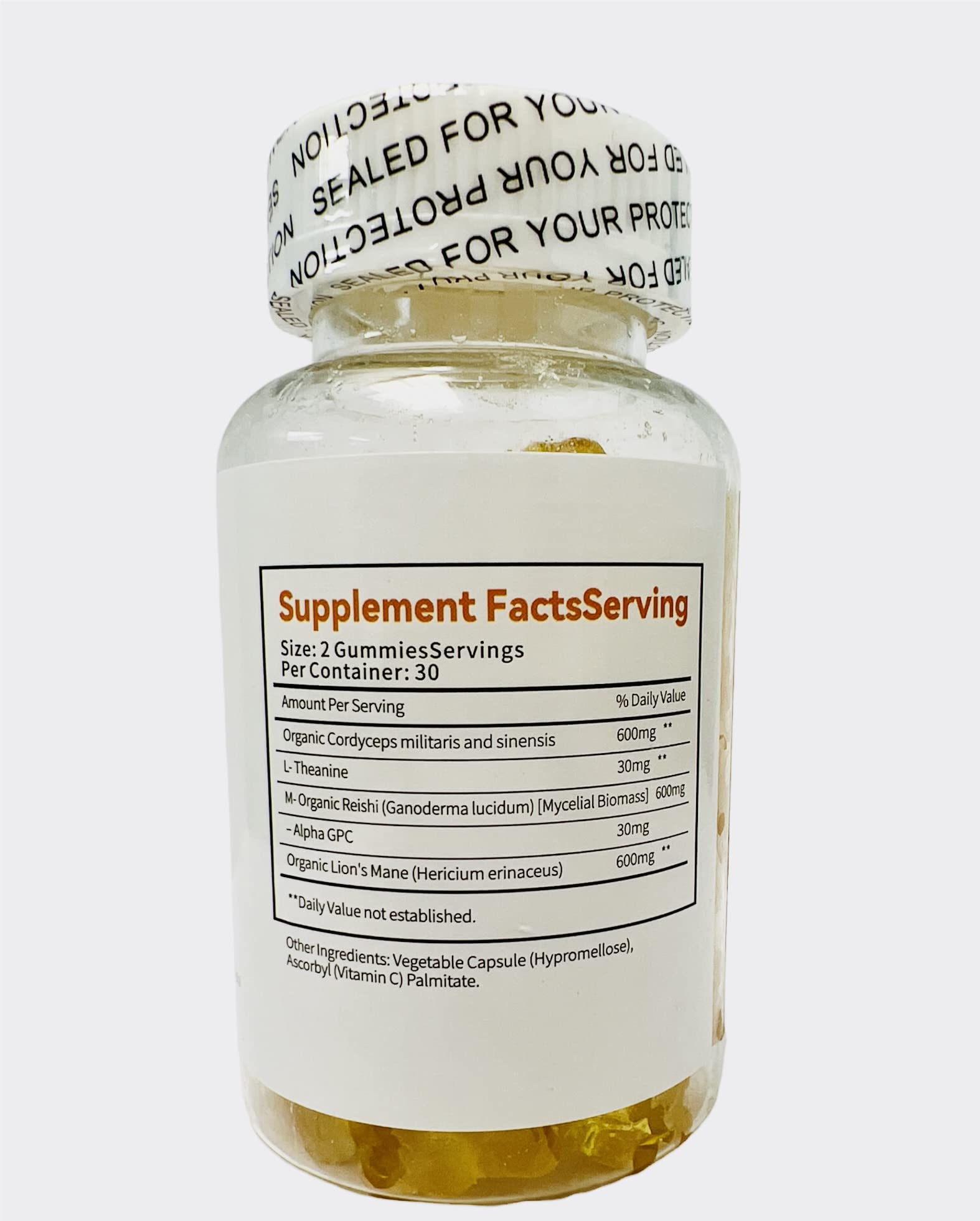 Gummies for improved focus and mood