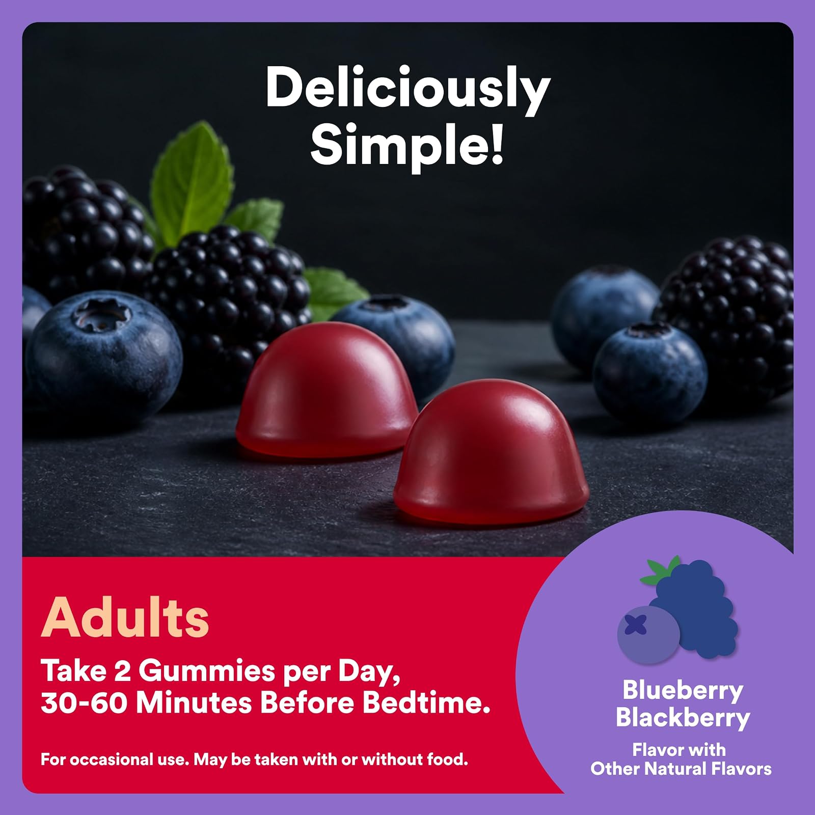 Gummies for improved sleep quality