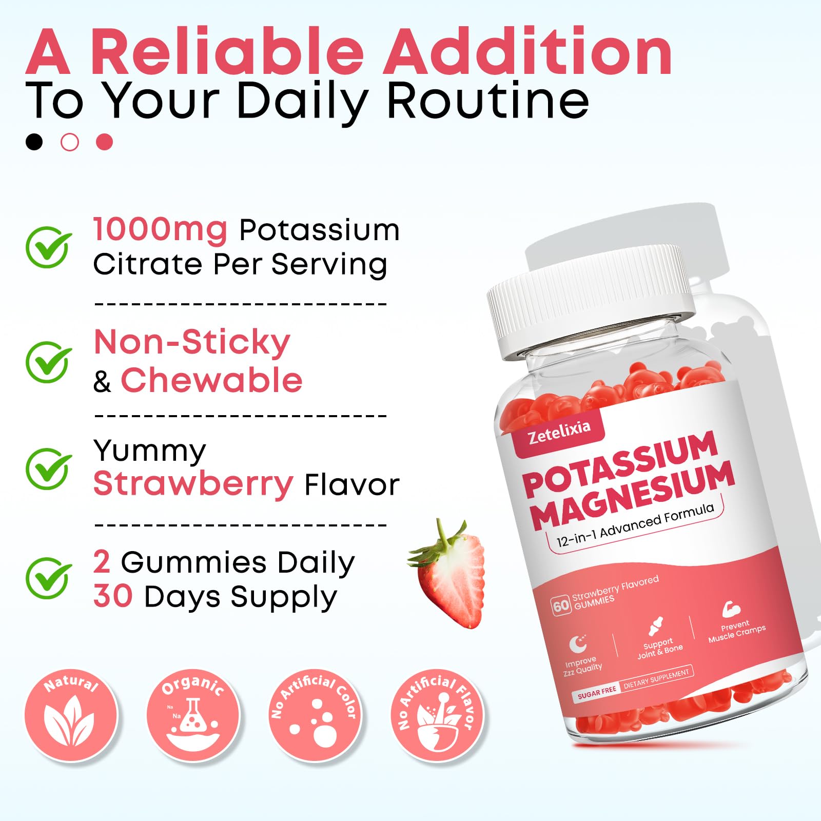 Gummies for muscle and heart health