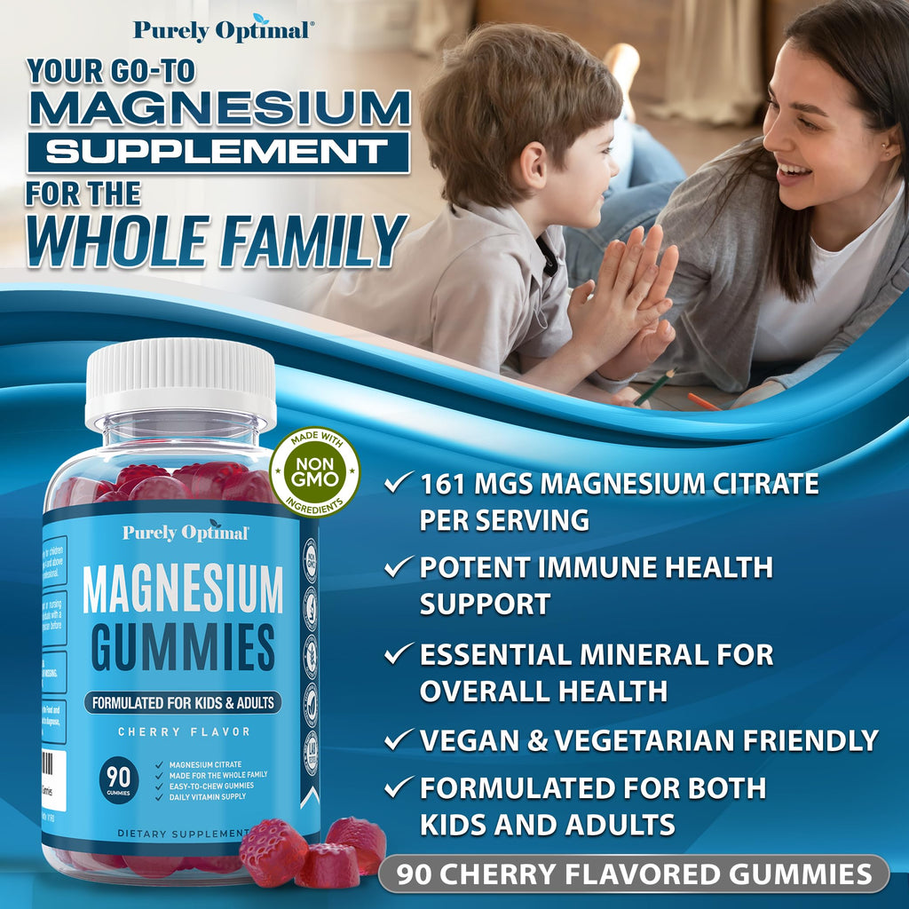 Gummies for natural magnesium supplementation