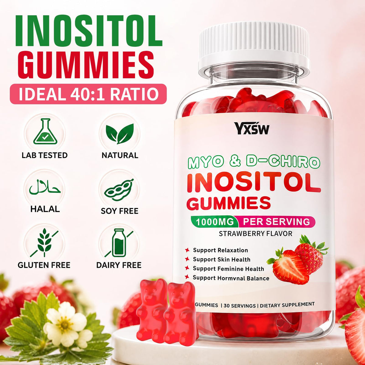 Gummies for PCOS management