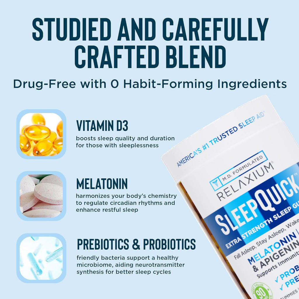 Gummies for quick sleep with melatonin
