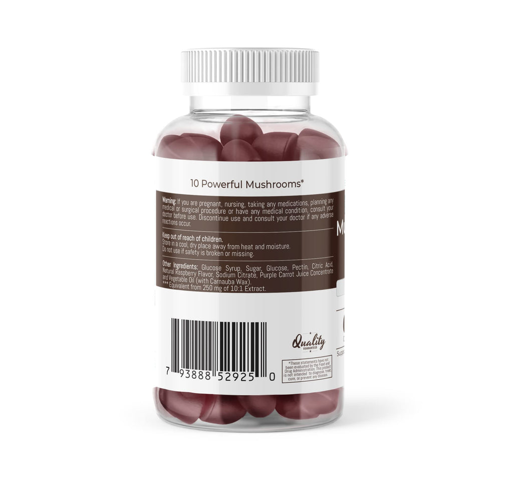 gummies packed with mushroom nutrients