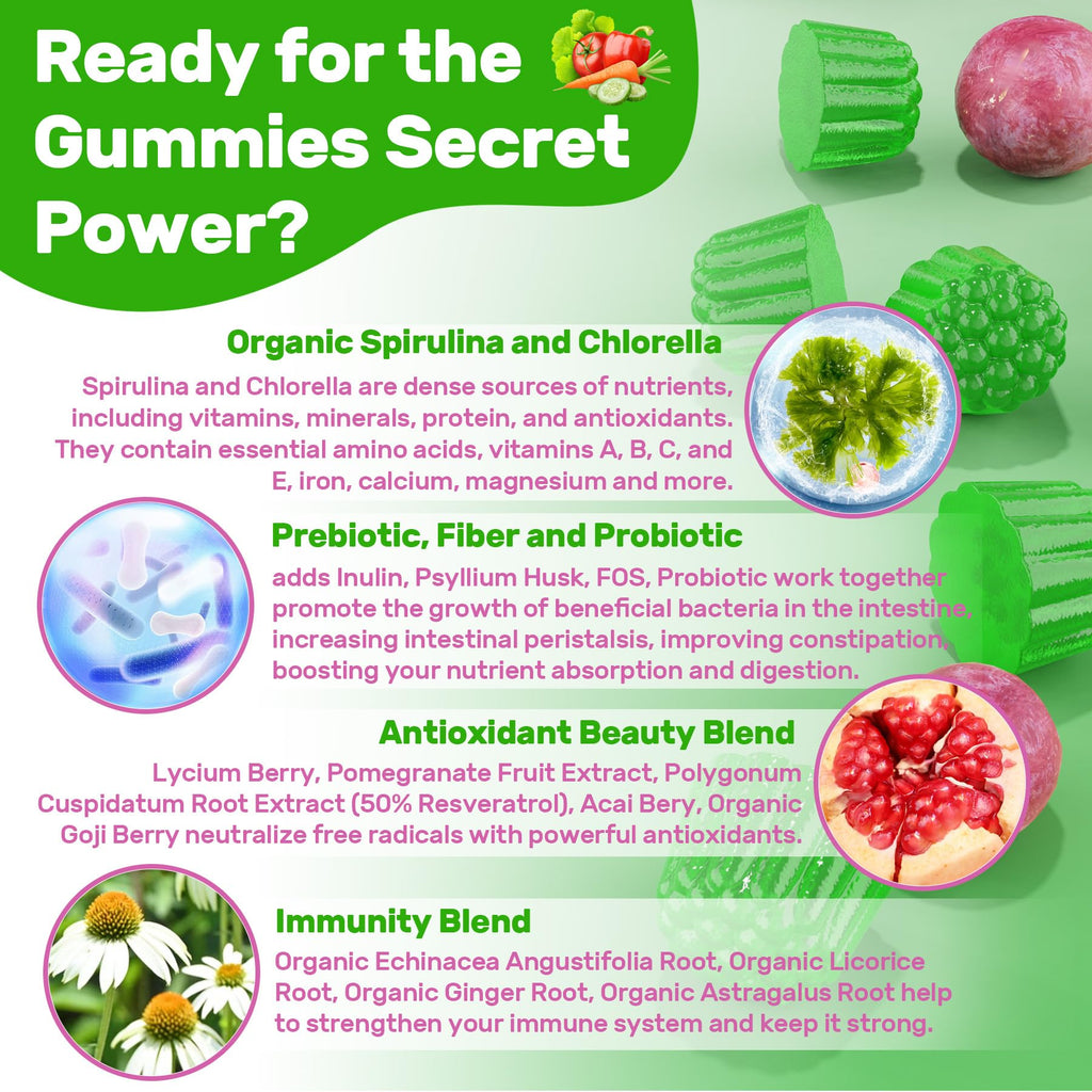 Gummies packed with superfood nutrients