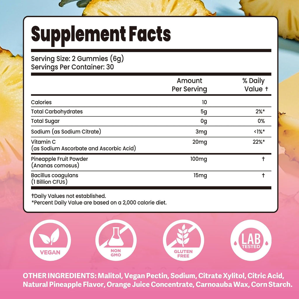 Gummies promoting feminine wellness