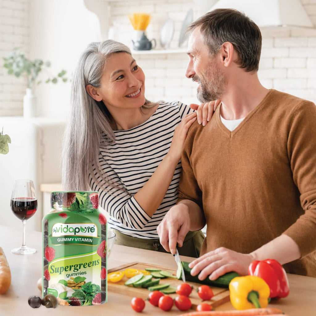Gummies rich in spirulina protein
