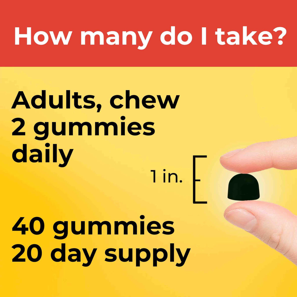 Gummies supporting liver and brain health