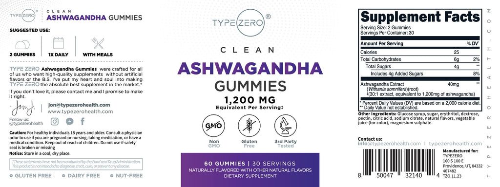 Gummies with Ashwagandha for better sleep