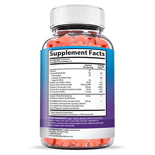 Gummies with bamboo extract for vitality