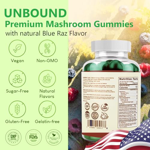 gummies with Chaga and Lion's Mane