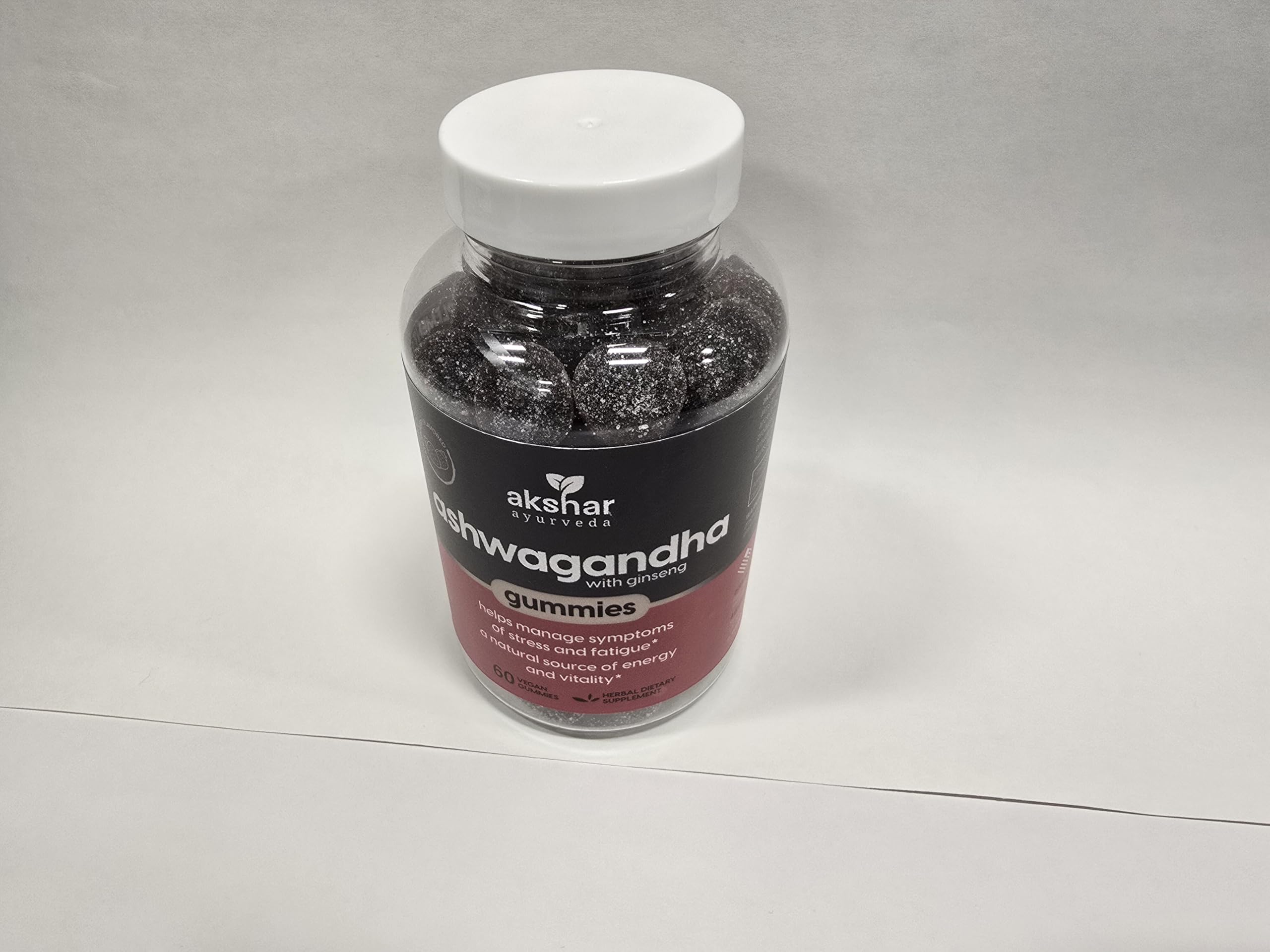 Gummies with ginseng for energy boost