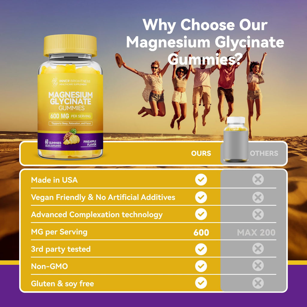 Gummies with magnesium for muscle support