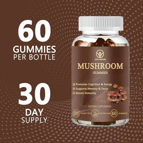 Gummies with reishi for stress relief