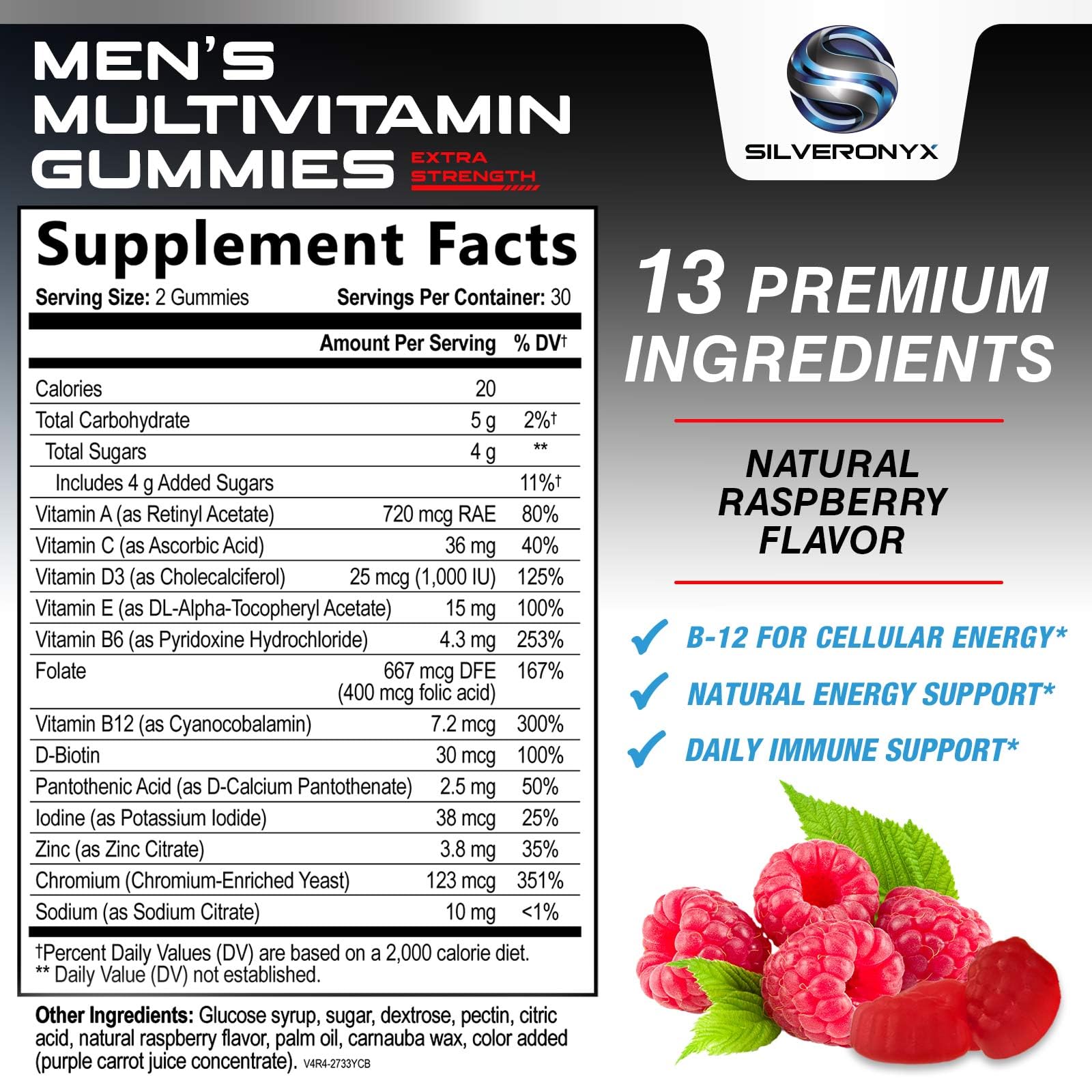 Gummies with vitamin D for men