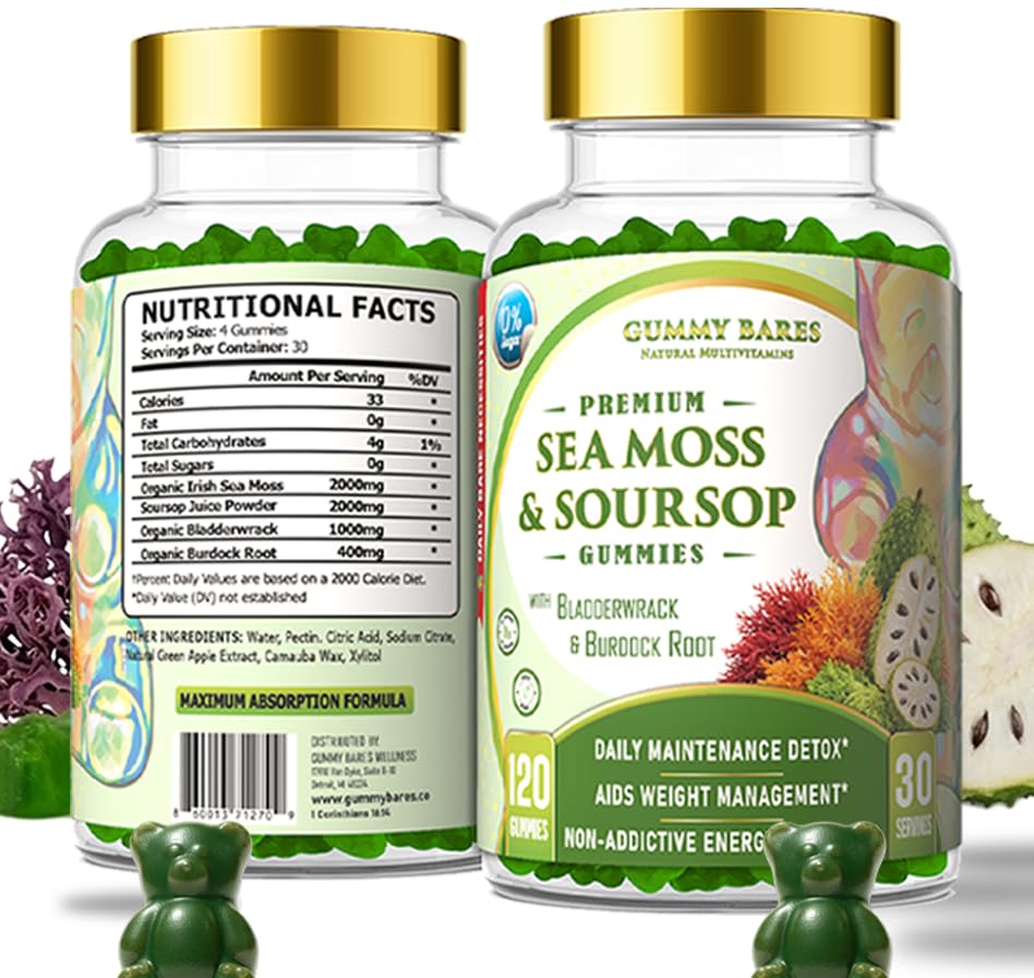 Gummy Bares sea moss gummies