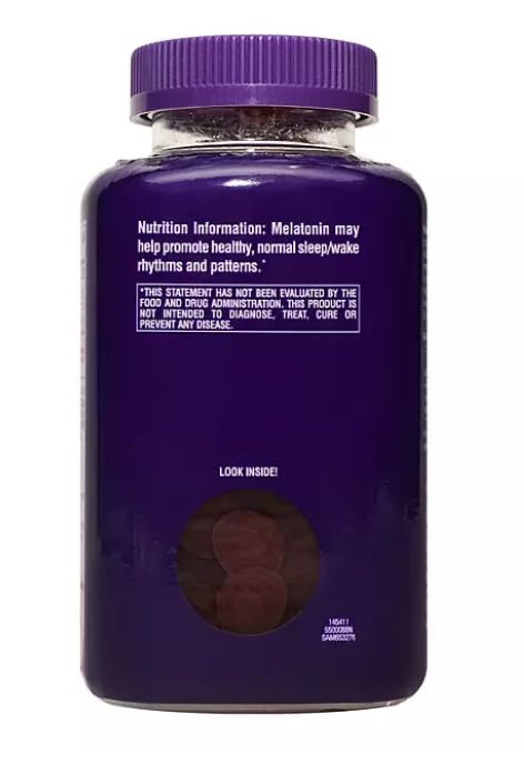 Gummy melatonin for restful nights