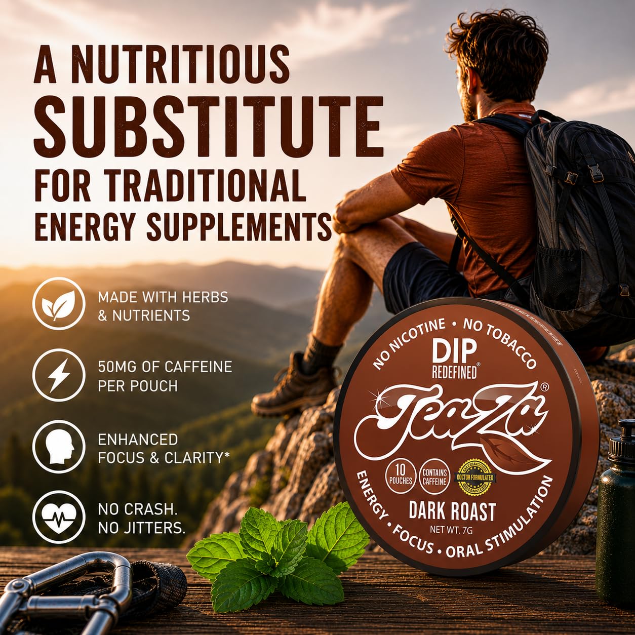 Gummy multivitamin alternative TeaZa Energy