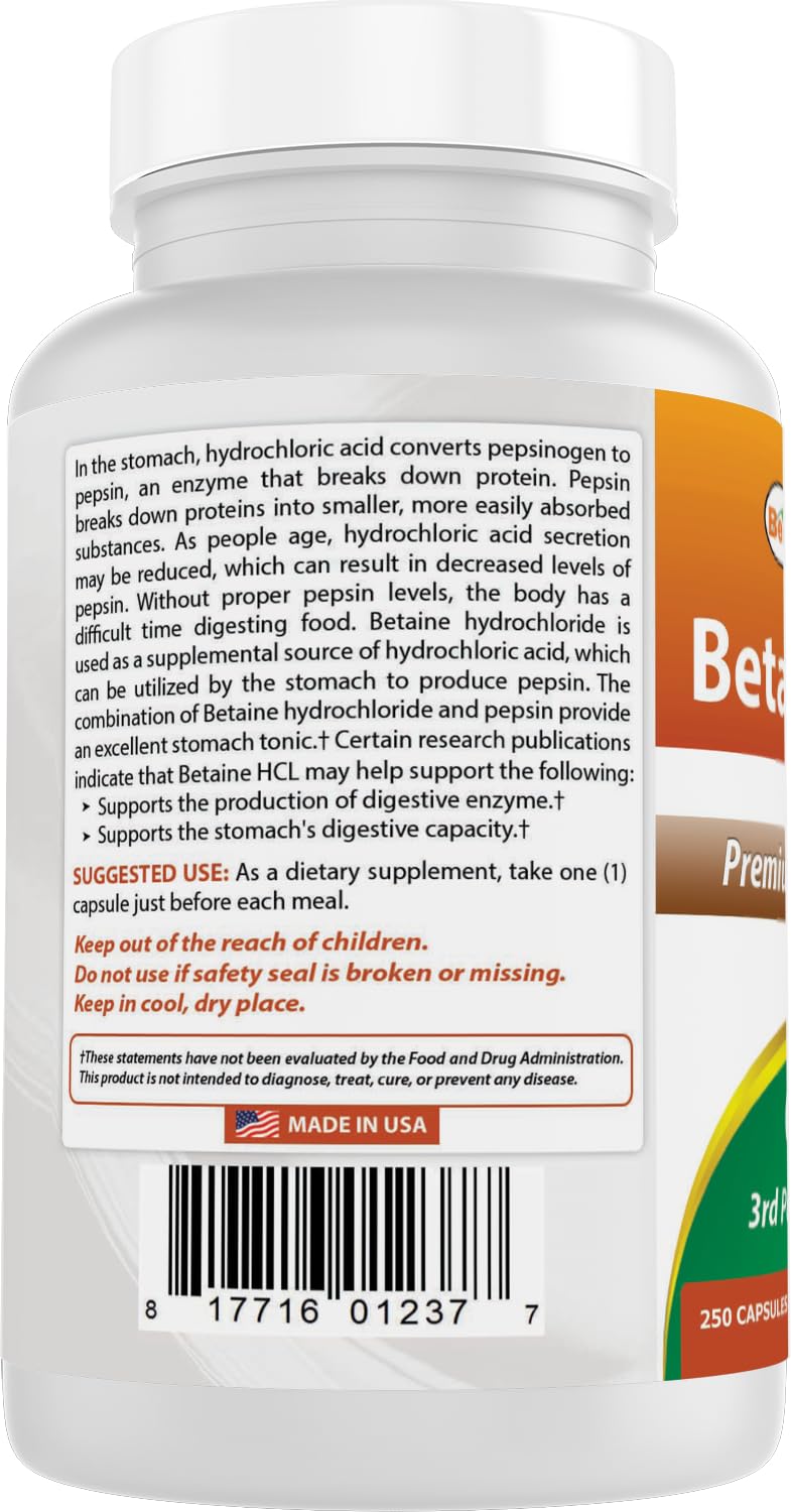 gummy multivitamin alternative with Betaine HCL