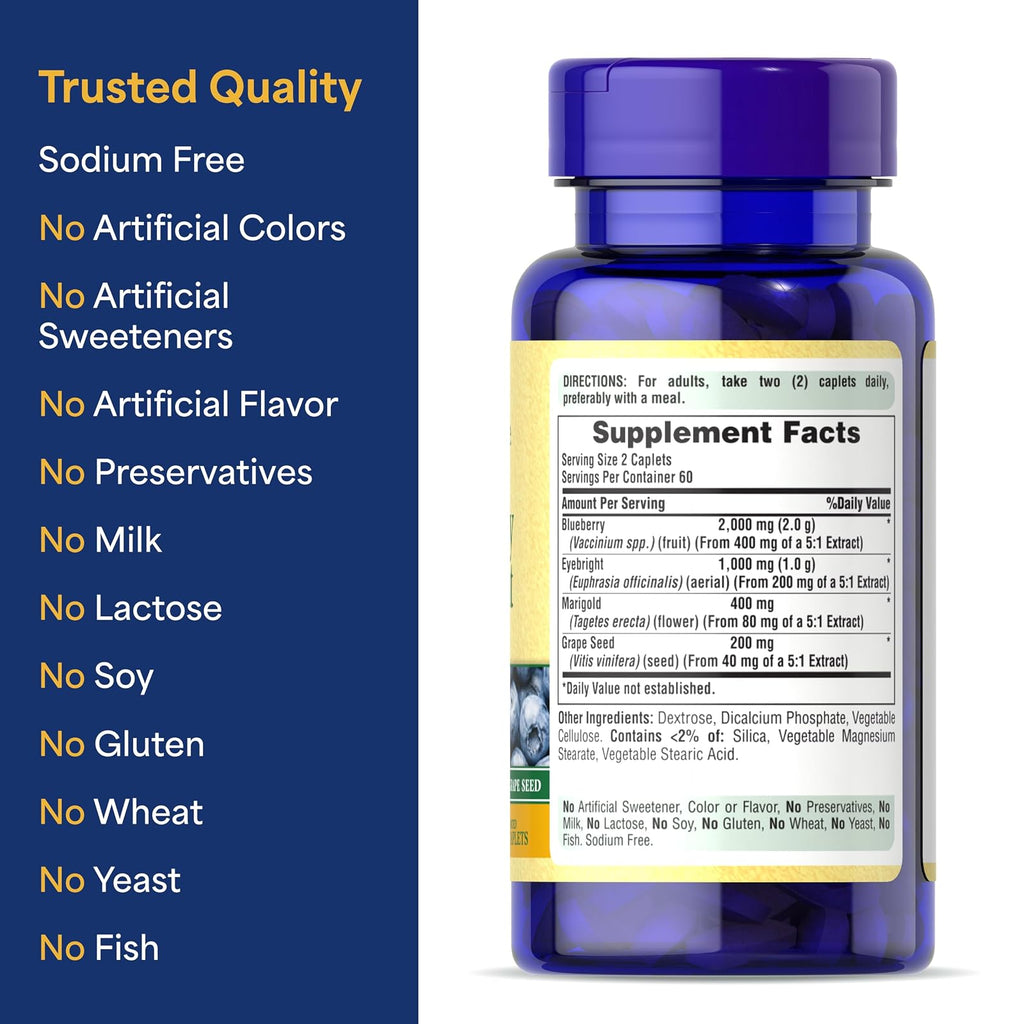 Gummy multivitamin alternative with blueberry