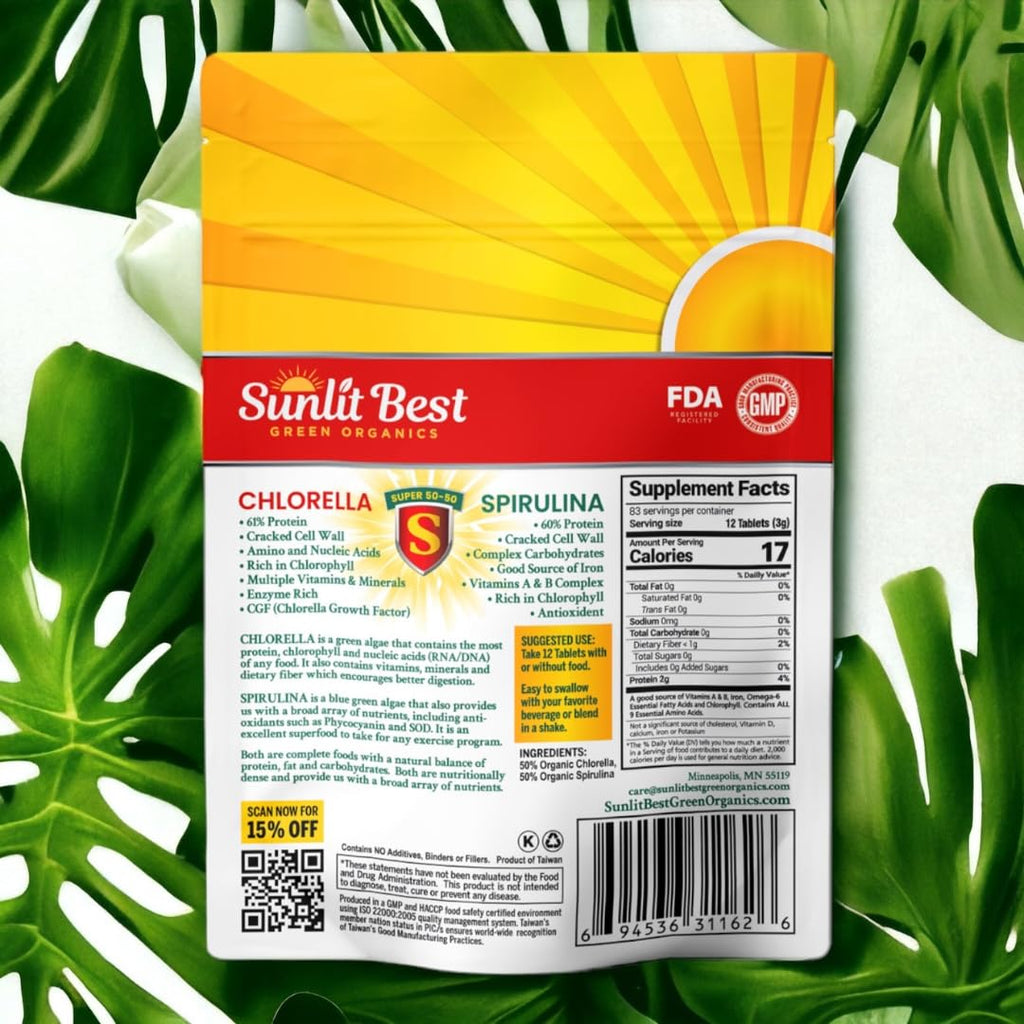 gummy multivitamin alternative with chlorella