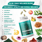 Gummy multivitamin alternative with chlorella