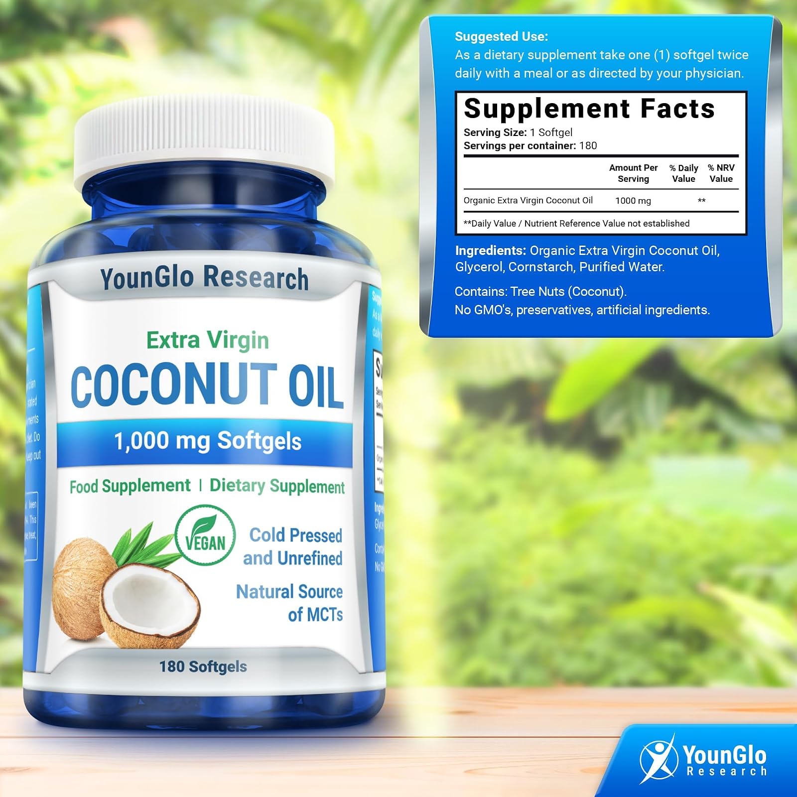 Gummy multivitamin alternative with coconut oil