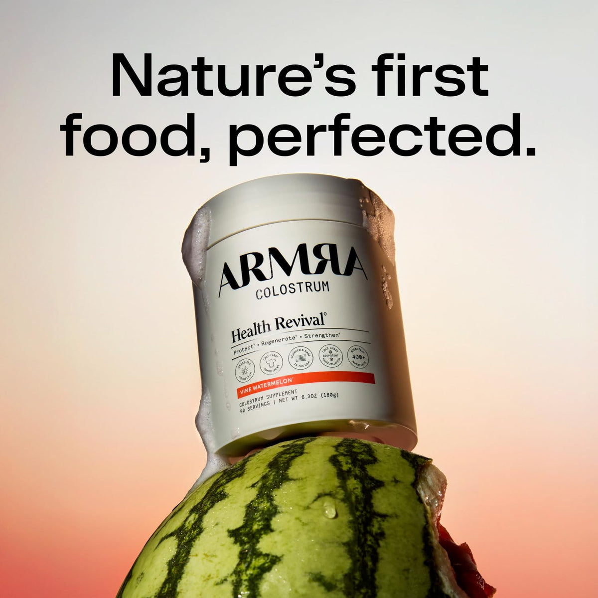 Gummy multivitamin alternative with colostrum