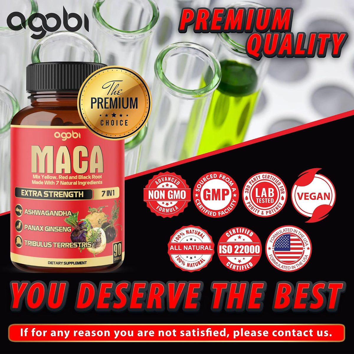Gummy multivitamin alternative with maca