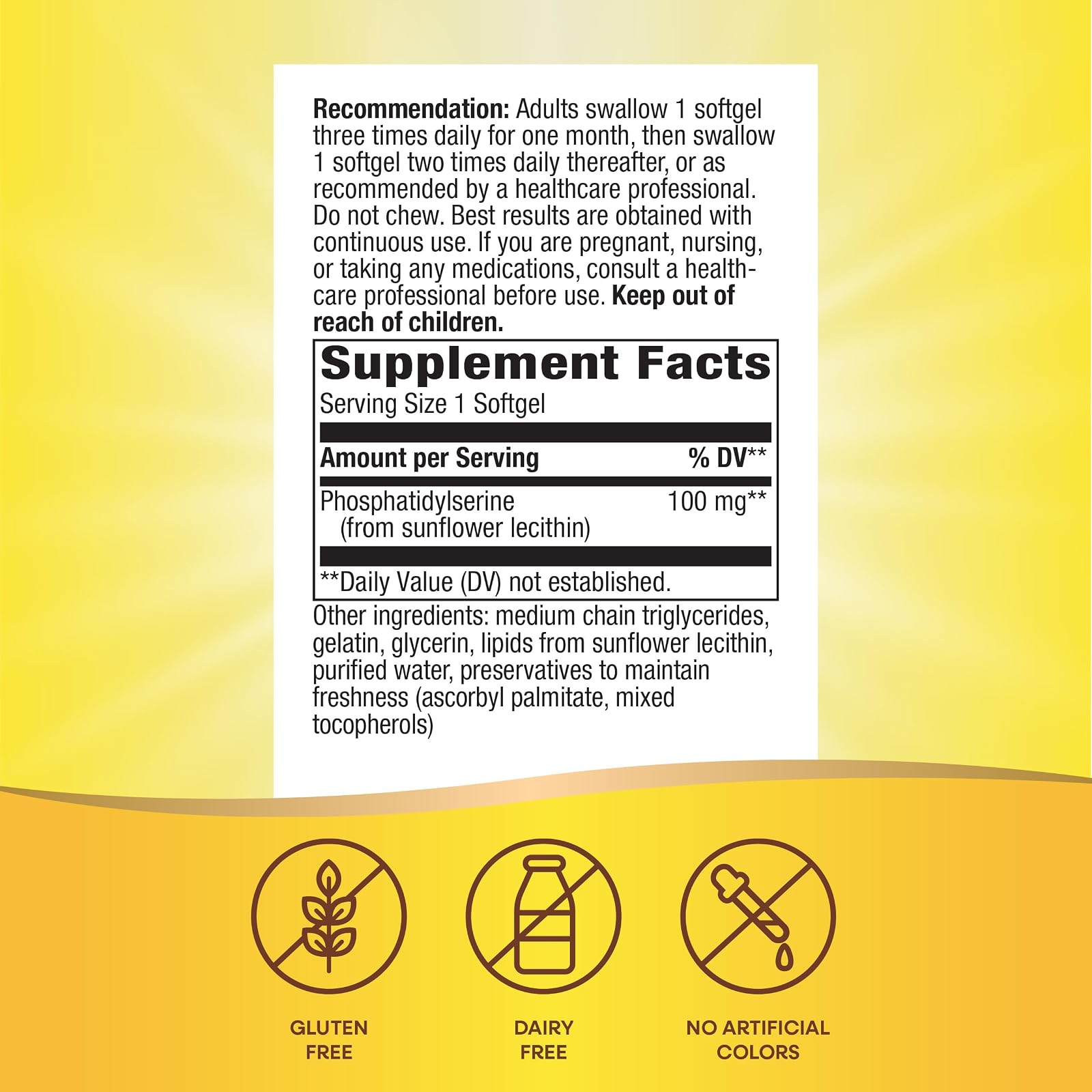 gummy multivitamin alternative with phosphatidylserine