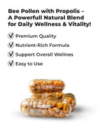 Gummy multivitamin alternative with pollen