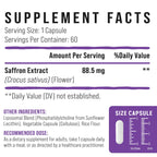 Gummy multivitamin alternative with saffron