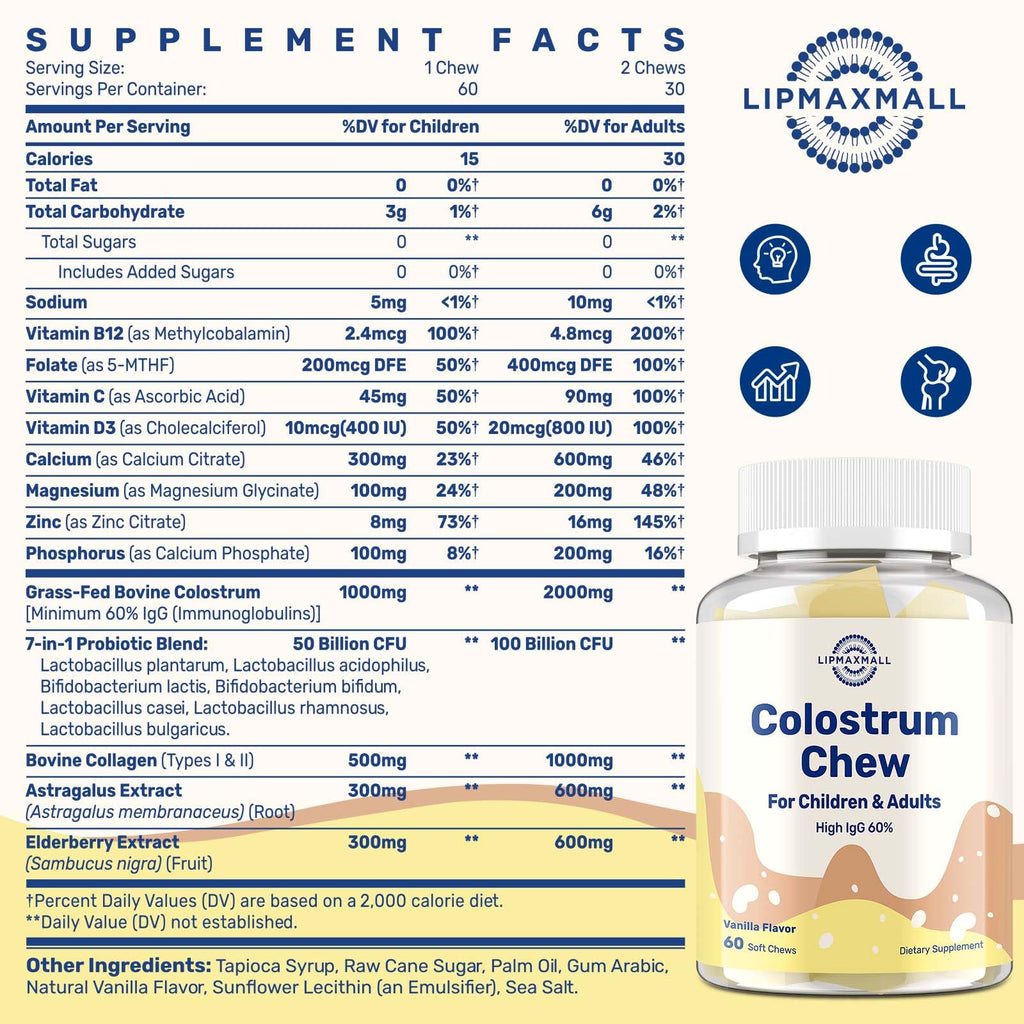 Gummy multivitamin chews for kids
