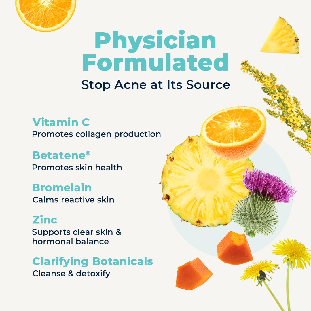 Gummy multivitamin for clear complexion