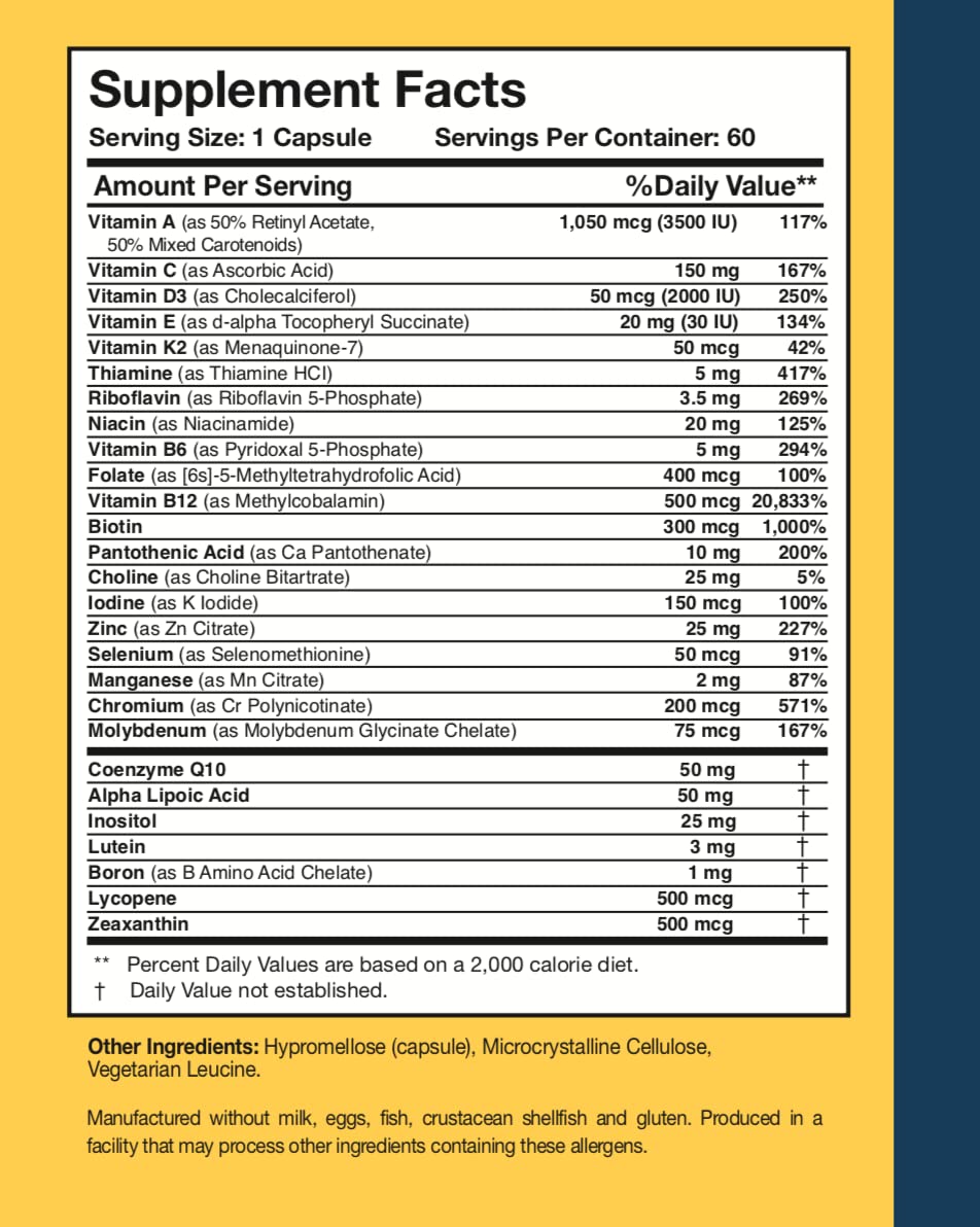 Gummy multivitamin for easy consumption