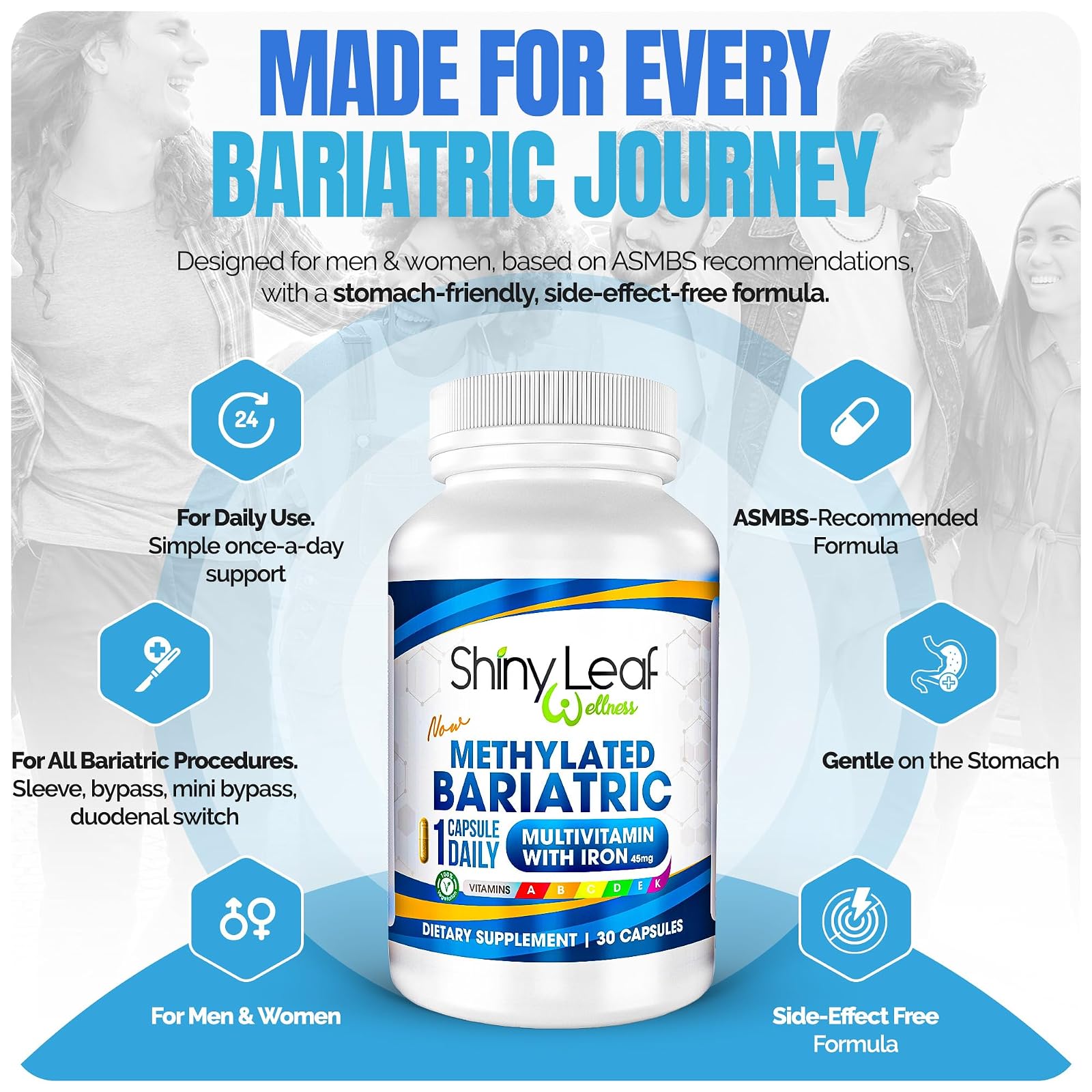 Gummy multivitamin for easy consumption