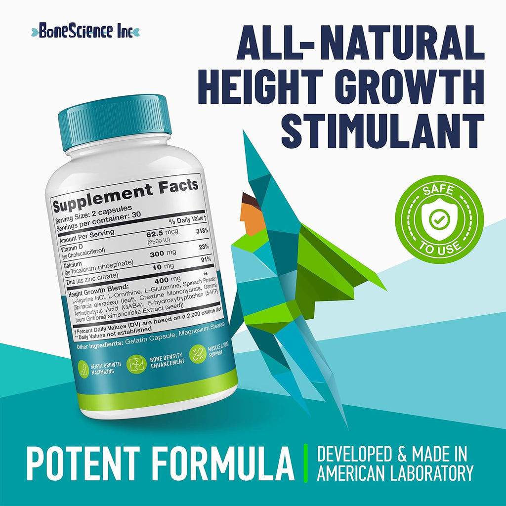 Gummy multivitamin for height growth