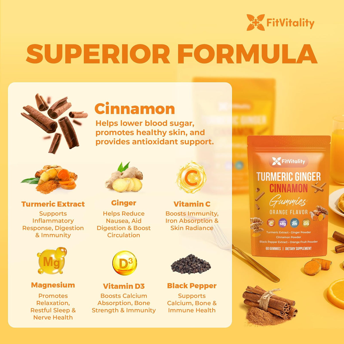 Gummy multivitamin for immune support
