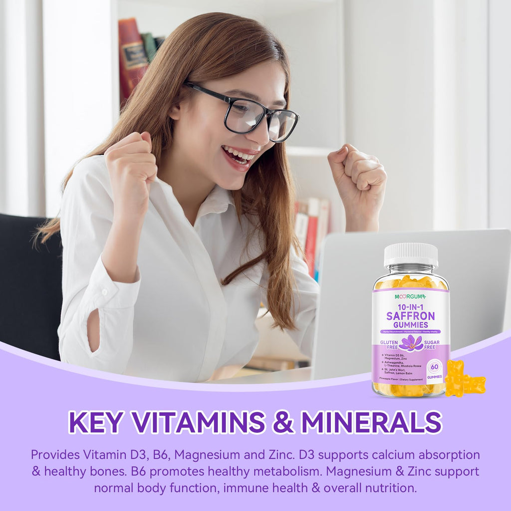 Gummy multivitamin for improved mood