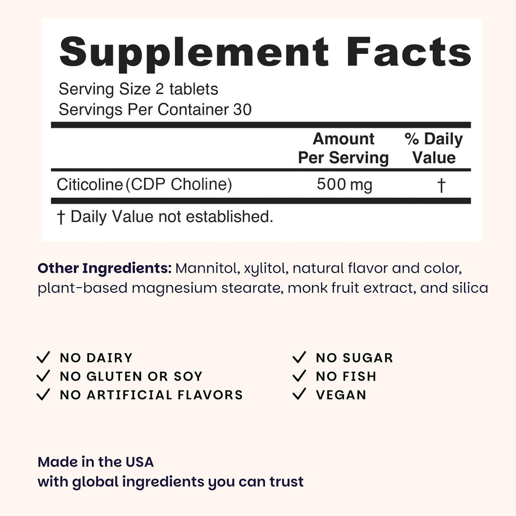 gummy multivitamin for kids with Citicoline
