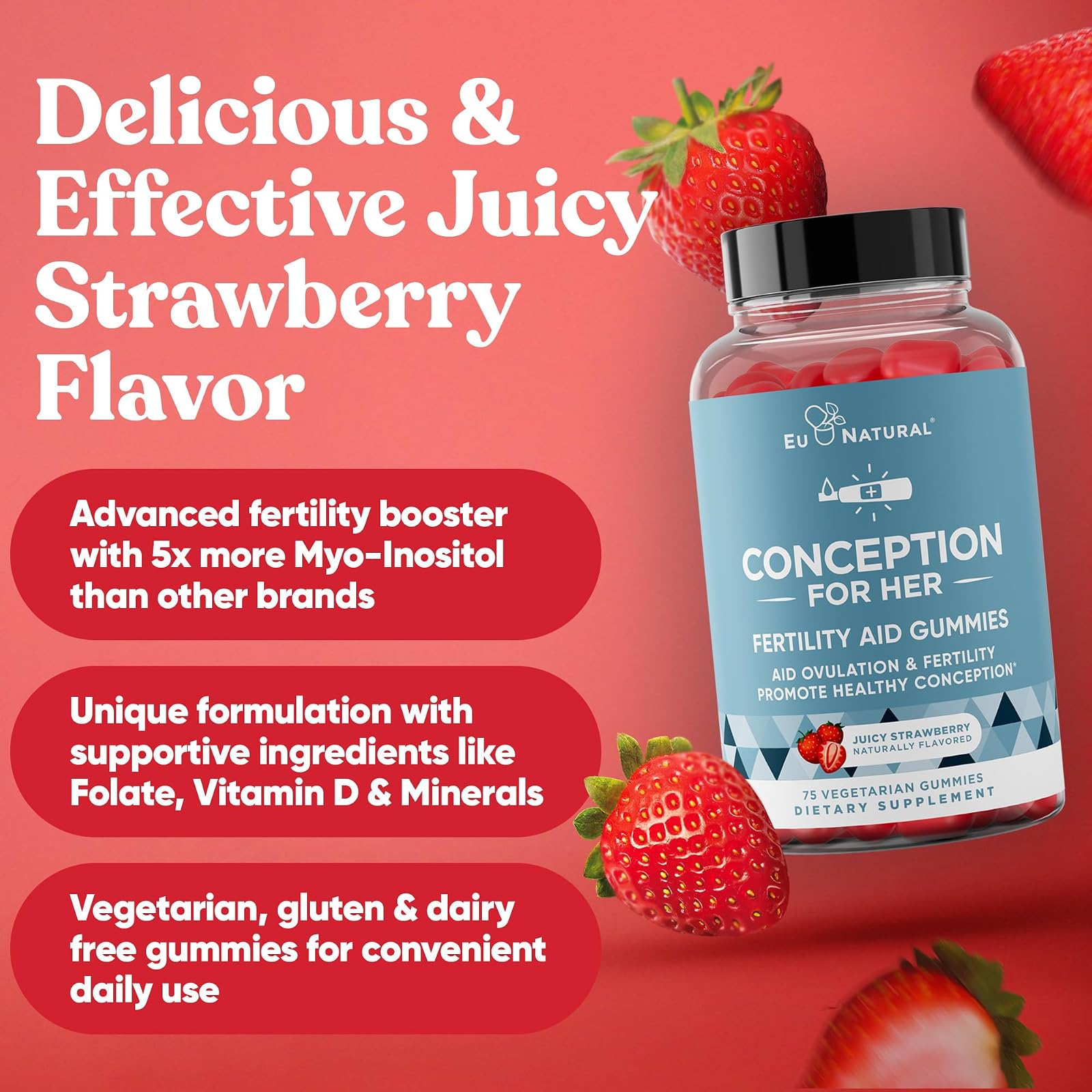 Gummy multivitamin for women's health