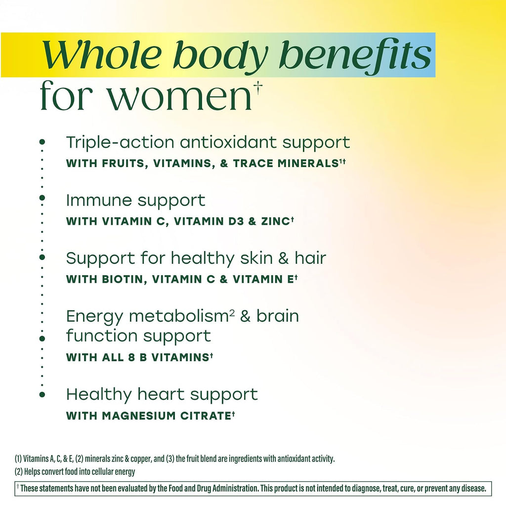 gummy multivitamin for women's wellness
