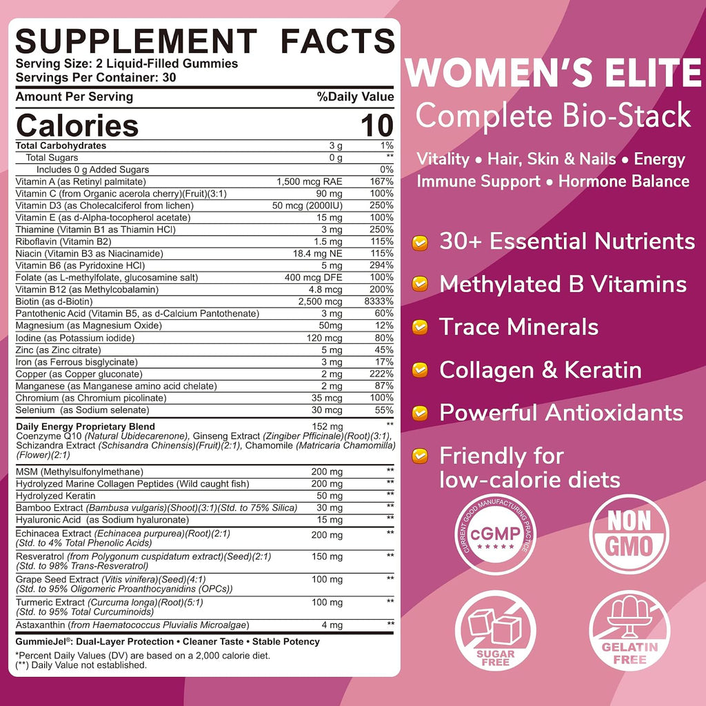 gummy multivitamin packed with essential nutrients