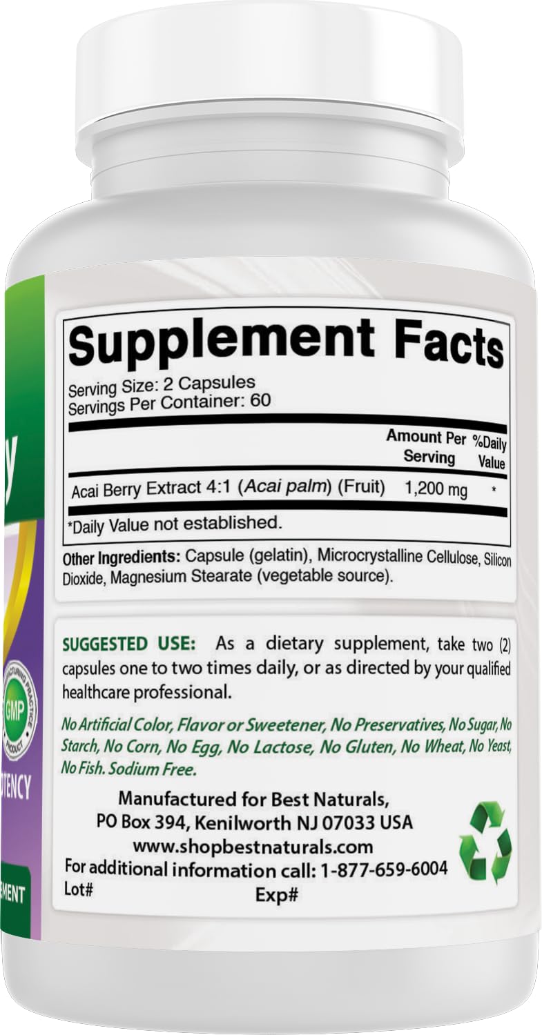 Gummy multivitamin with Acai extract