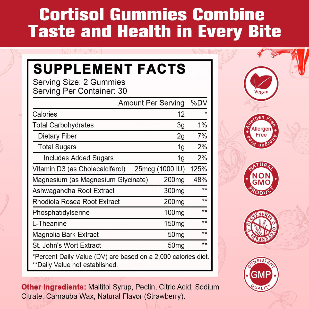 Gummy multivitamin with ashwagandha