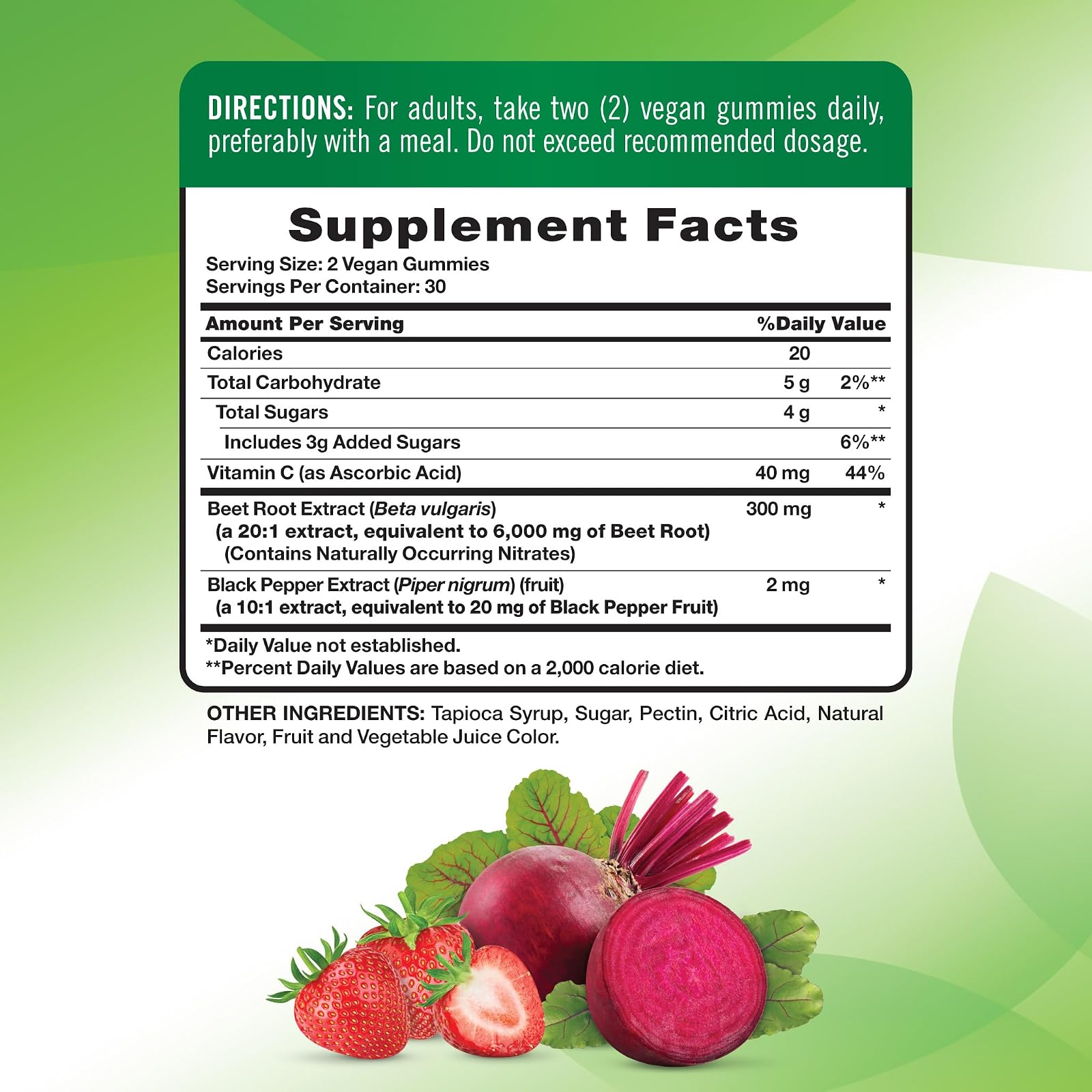 gummy multivitamin with beet root extract