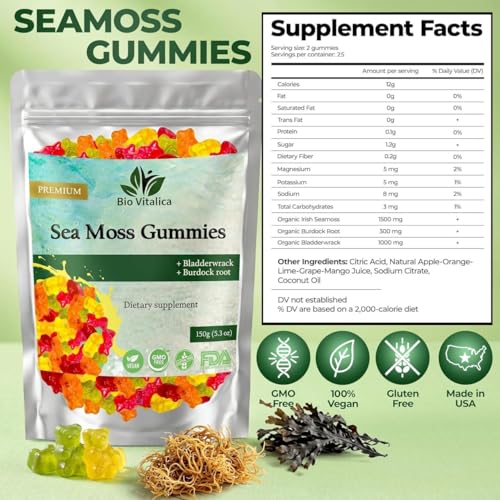 gummy multivitamin with bladderwrack benefits