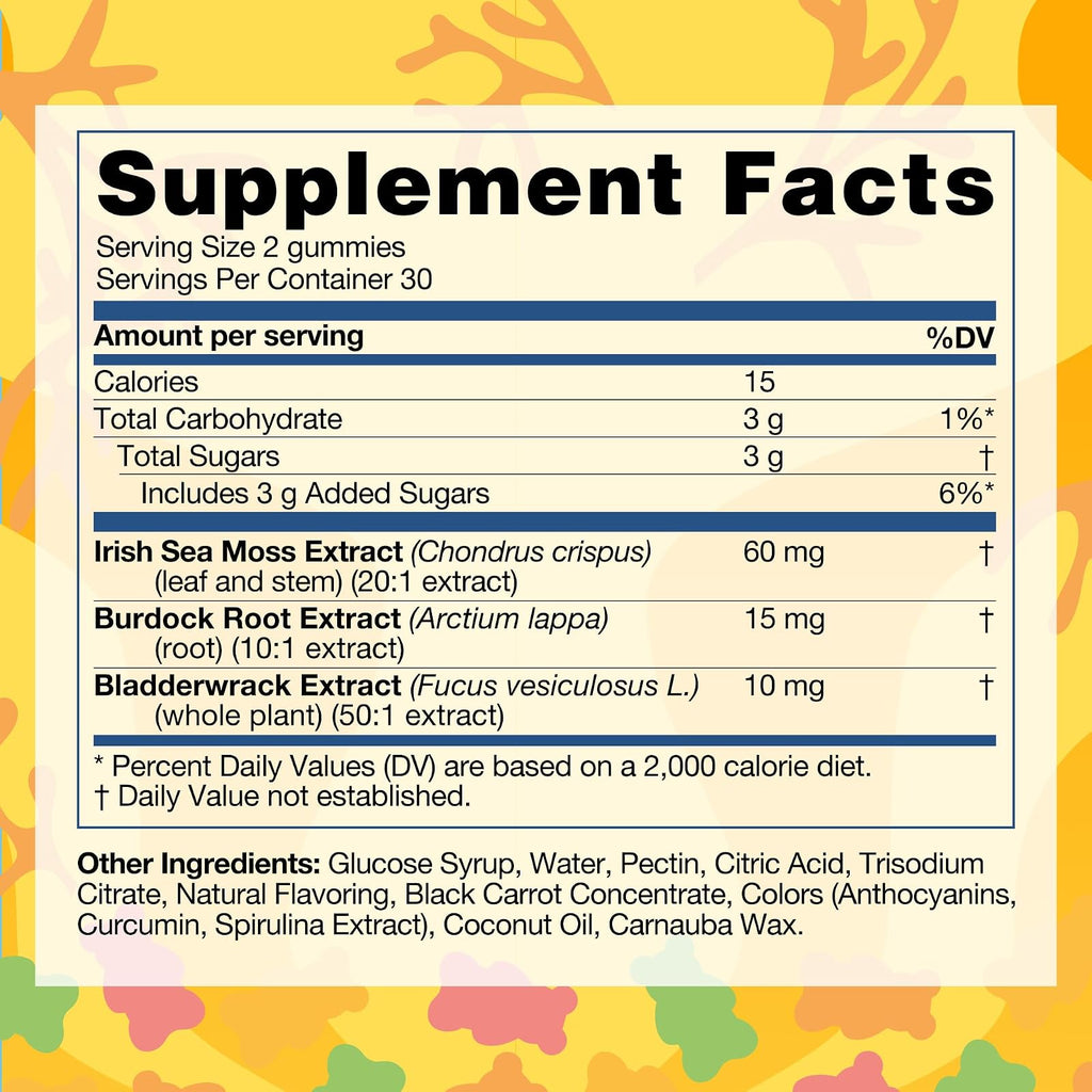 gummy multivitamin with burdock root